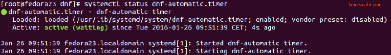 Automatic Security Updates with DNF - Linux Audit