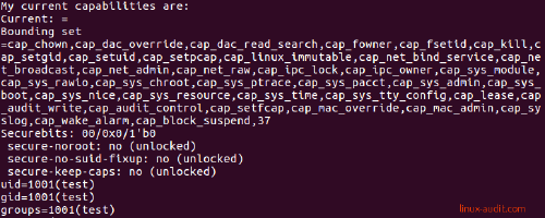 Linux capabilities 101 - Linux Audit
