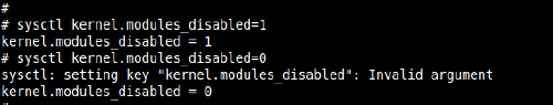 Increase kernel integrity with disabled Linux kernel modules loading - Linux Audit