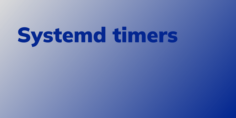 Systemd Timers Linux Audit