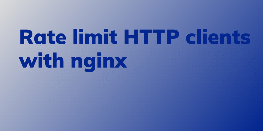 Rate Limit Clients With Nginx Linux Audit 
