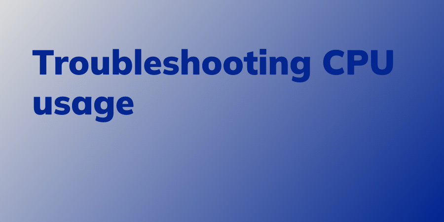 Troubleshooting CPU usage - Linux Audit